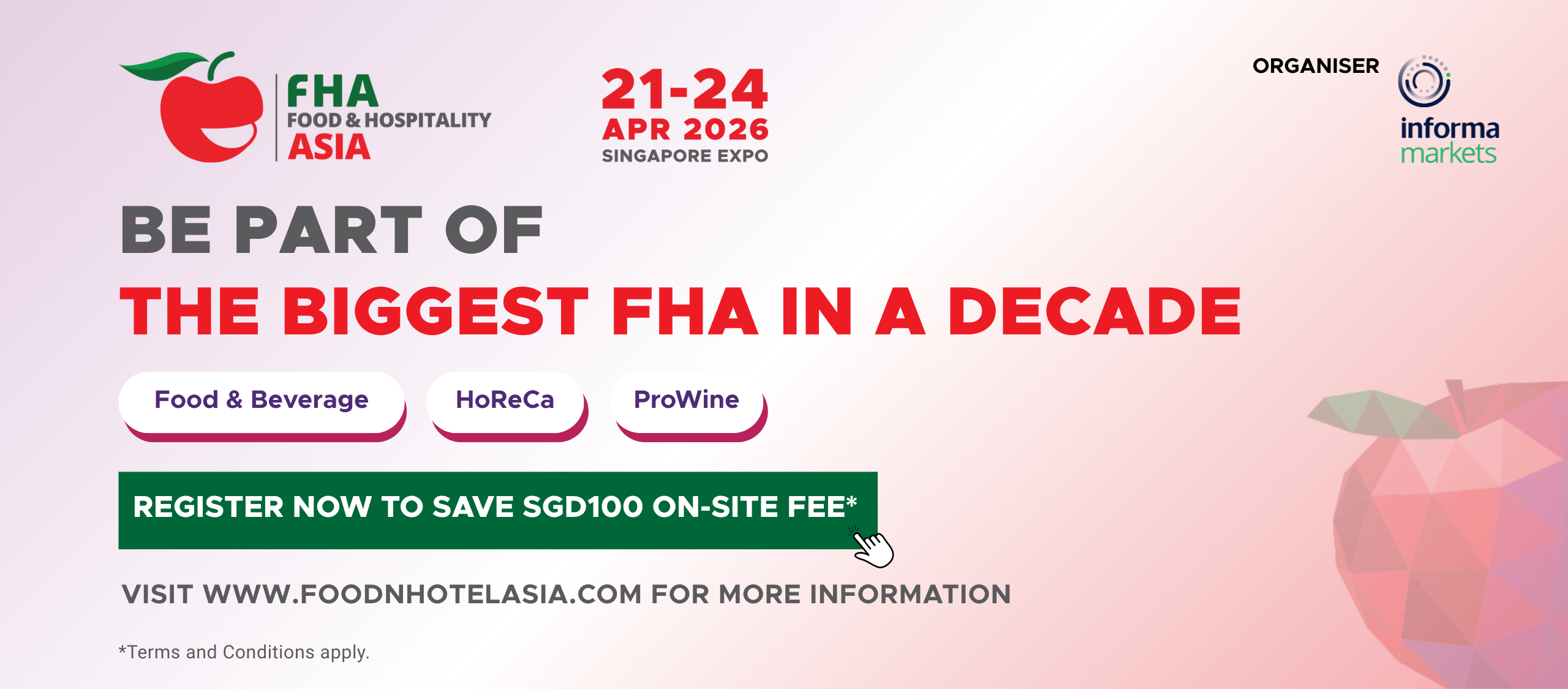 Food and Hospitality Malaysia (FHM) | Sep 21 – 24, 2027